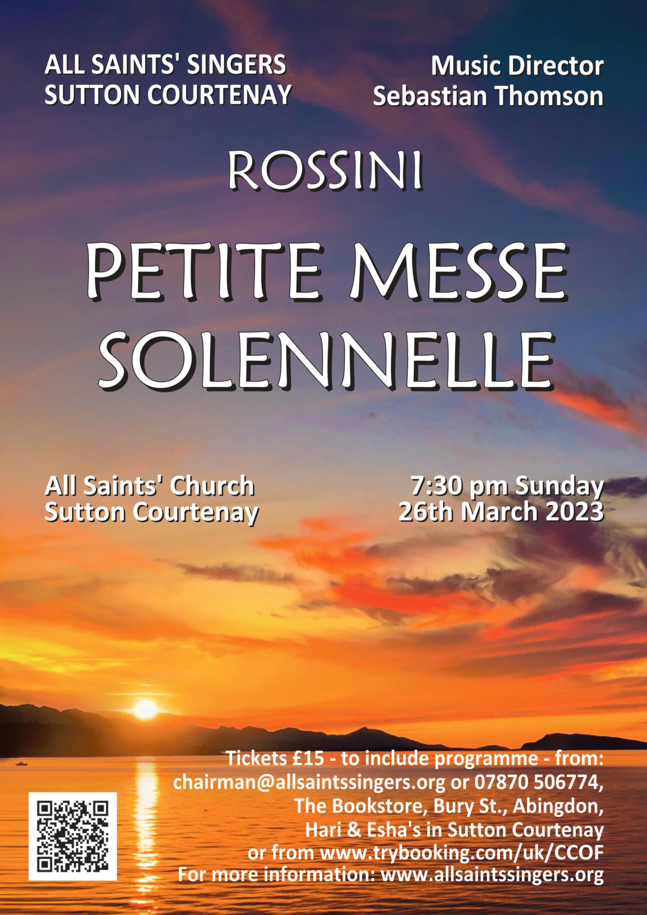 Spring Concert. ROSSINI MESSE SOLENELLE - Abingdon on Thames Town Council